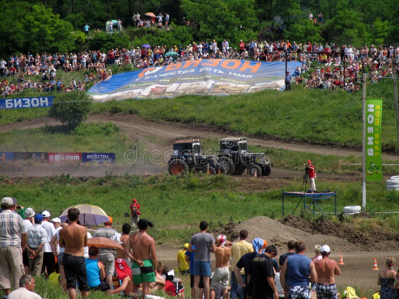 Tractor off-road race show editorial stock photo. Image of agricultural ...