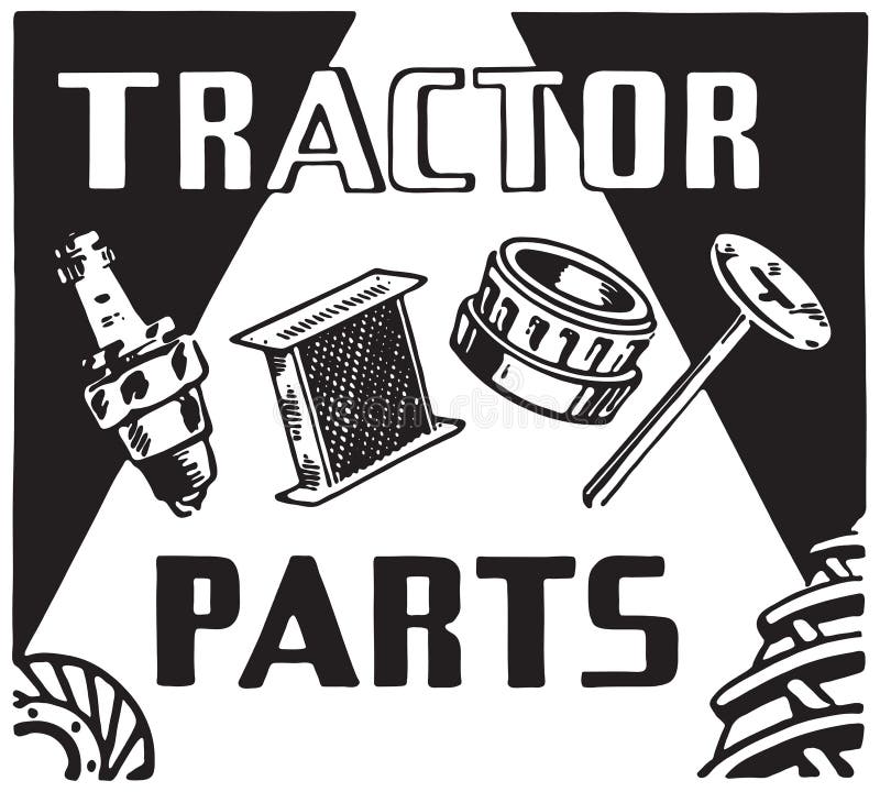 Tractor Parts stock illustration. Illustration of pistons - 142272726