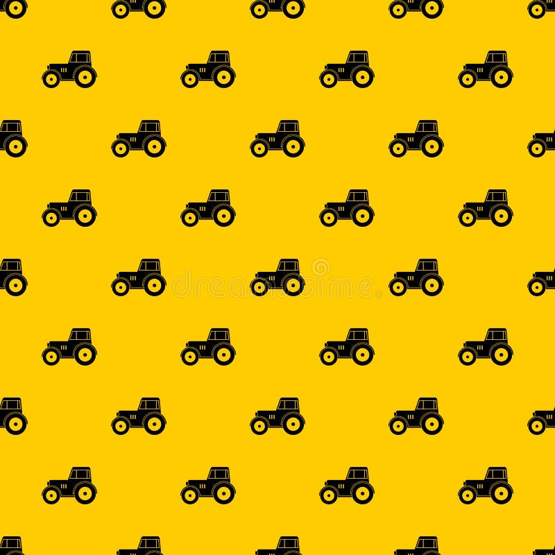 Tractor Pattern Seamless Vector Stock Vector - Illustration of agronomy ...