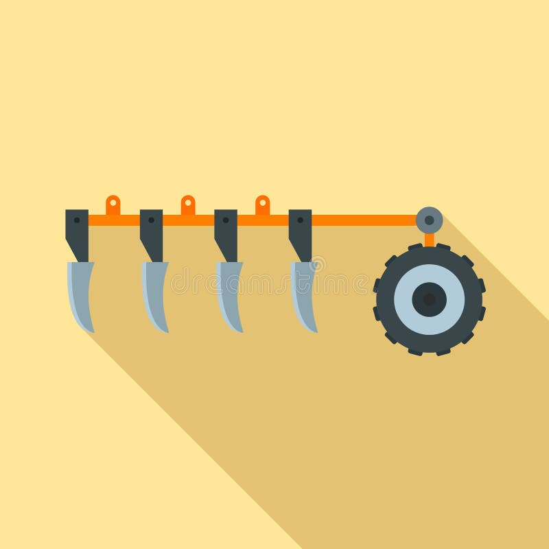 Tractor Plow Icon, Outline Style Stock Vector - Illustration of ...