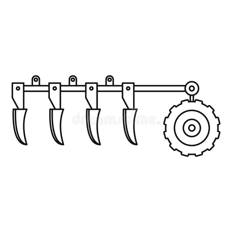 Plough Outline Stock Illustrations – 149 Plough Outline Stock ...