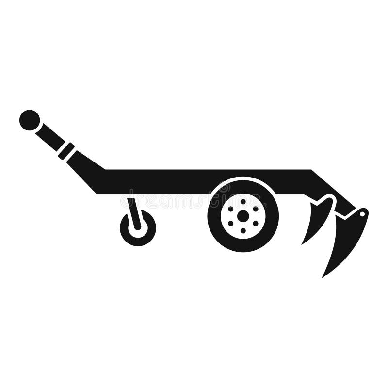 Tractor Plow Icon, Outline Style Stock Vector - Illustration of ...