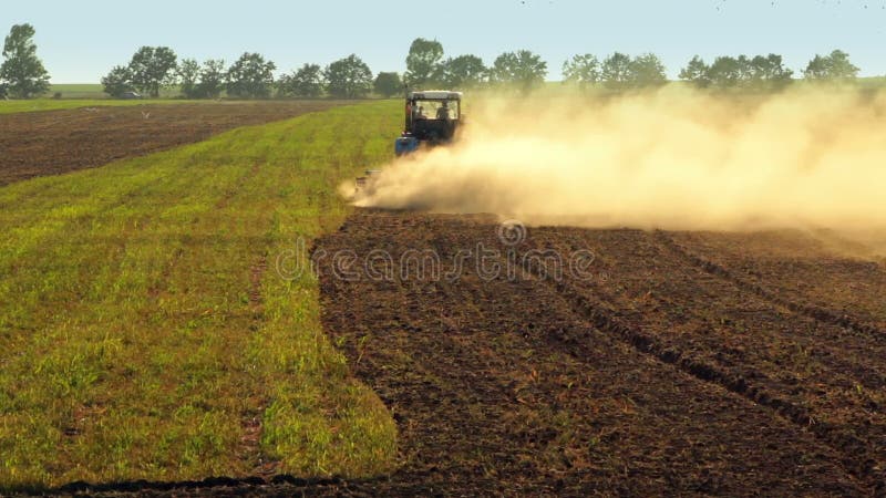 Tractor Plowing a Field stock footage. Video of plow - 69945984