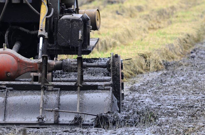 Tractor plowing stock image. Image of industry, equipment - 34327335