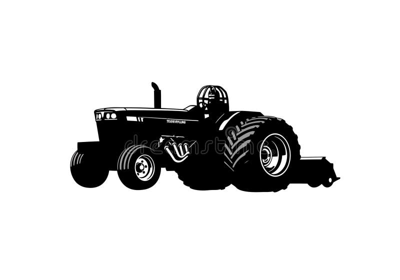 Tractor Pulling Competition Stock Illustrations – 7 Tractor Pulling ...