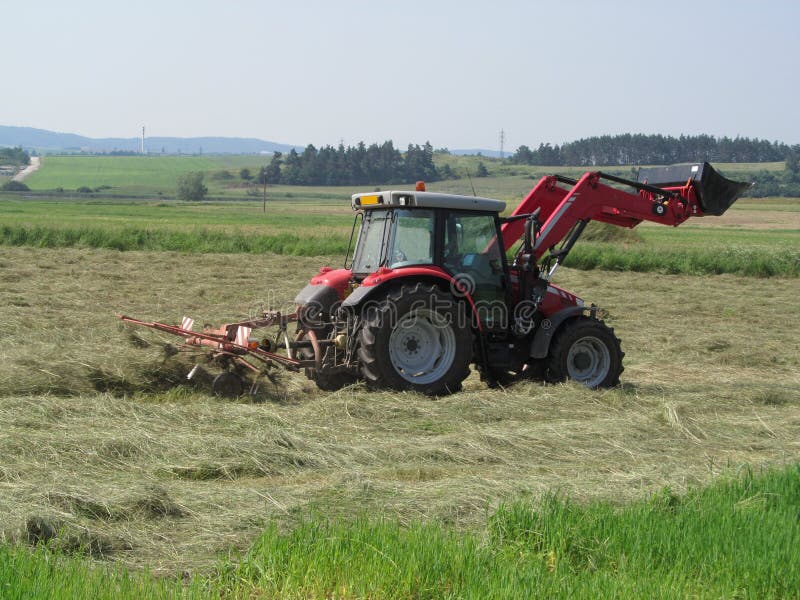 Tractor stock photo. Image of cultivation, farmland, driver - 44753808