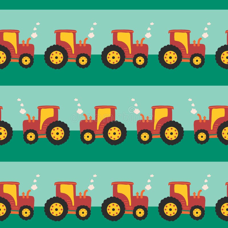 Tractor Seamless Vector Pattern. Repeating Background Tractors. Stock ... Tractor Seamless Vector Pattern. Repeating Background Tractors. Stock ...