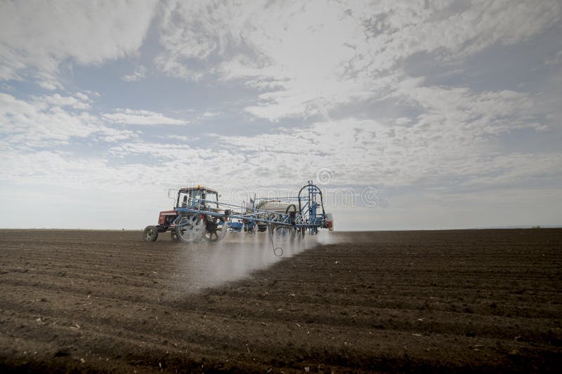 A Ground Crop Sprayer Spraying a Farm Field. Editorial Photography ...
