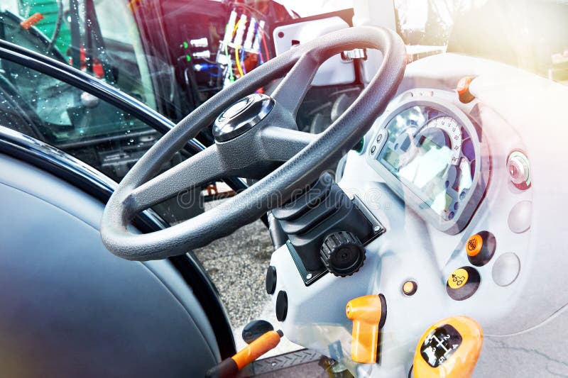 Tractor steering wheel stock image. Image of wheel, vehicle - 380435297