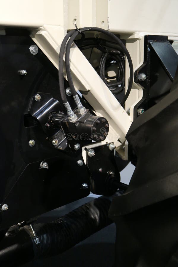 Tractor Support Frame. Hydraulic Power Packs Stock Photo - Image of ...