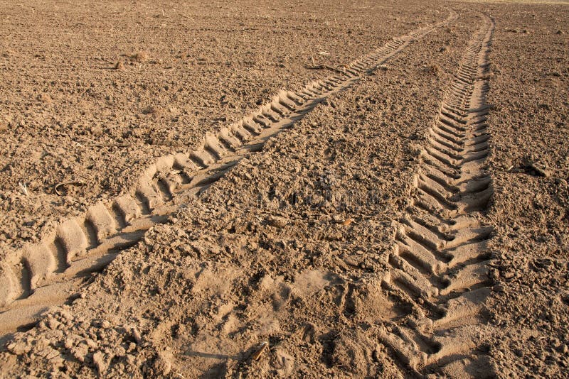 Tractor Tracks stock photo. Image of machinery, tracks - 819258