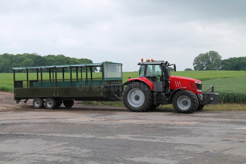 Tractor Trailer. stock photo. Image of vehicle, people - 56106018