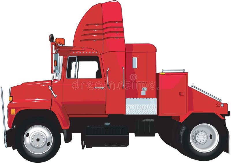 Tractor Trailer Illustration Stock Vector - Illustration of transport ... Tractor Trailer Illustration Stock Vector - Illustration of transport ...