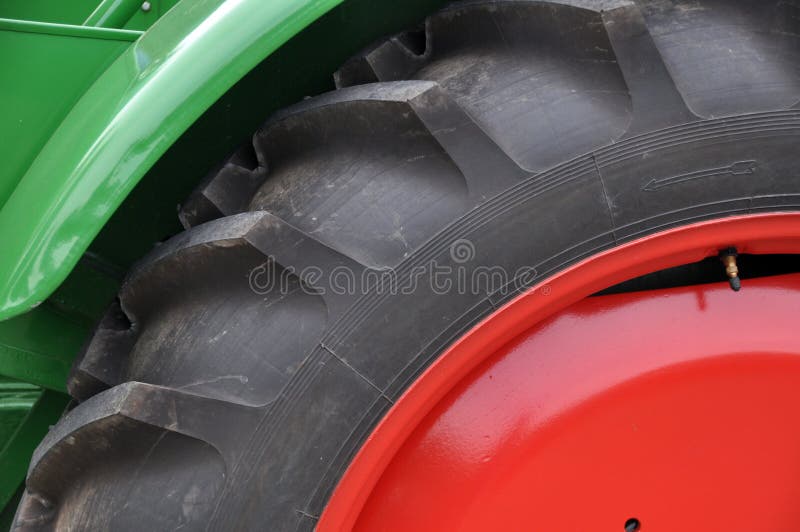 Tractor tyre detail stock photo. Image of tyre, drive - 42703092