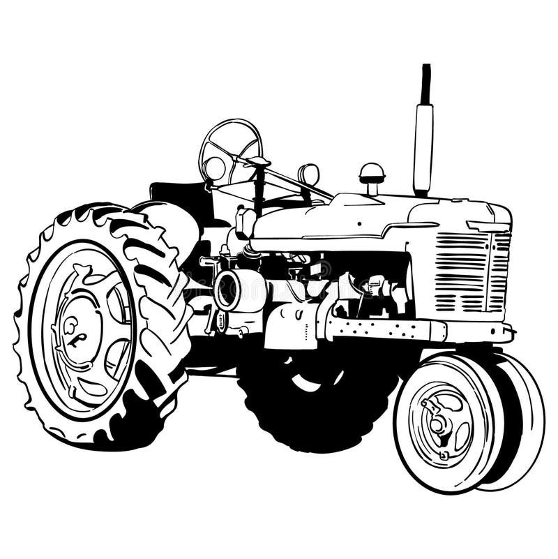 Tractor Vector Eps Illustration by Crafteroks Stock Vector ...