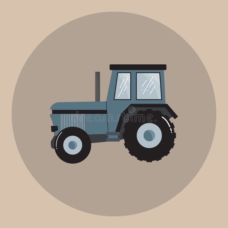 Tractor. Vector Illustration Decorative Design Stock Vector ...