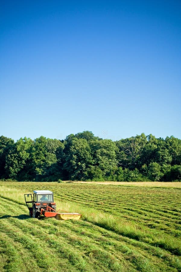 Tractor working field stock photo. Image of land, natural - 646262