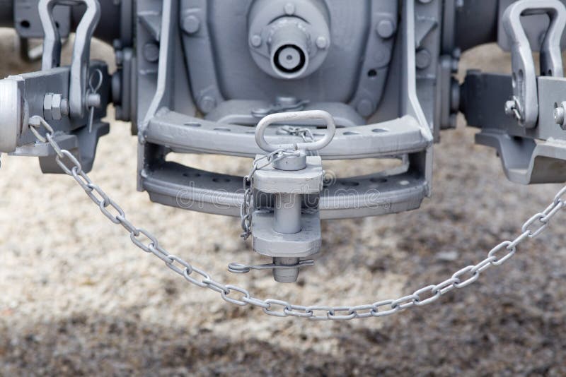 Tractorhapering En Trekstang Stock Afbeelding - Image of stop ...