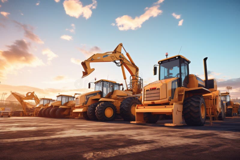 Tractors and Construction Equipment. Heavy Tractor and Other ...