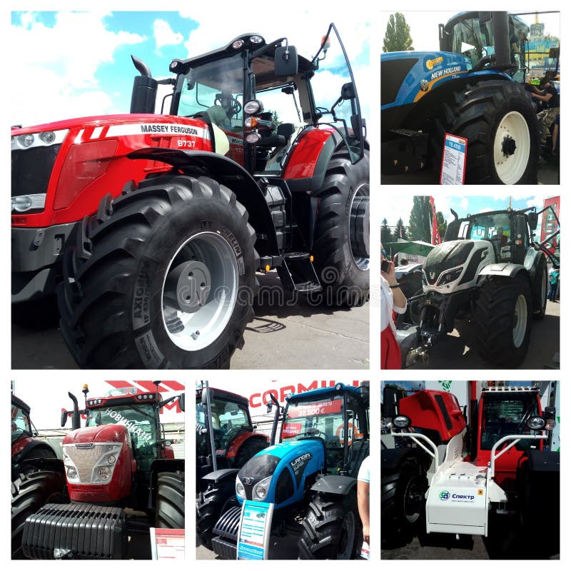 Tractors editorial photo. Image of tractors, exhibition - 130842951