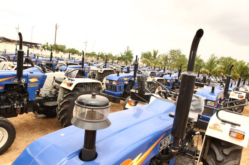 Tractors in the Factory India Editorial Stock Image - Image of muddy ...