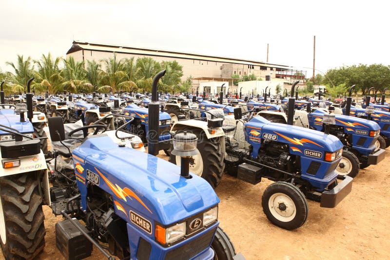 Tractors in the Factory India Editorial Photo - Image of jeep ...