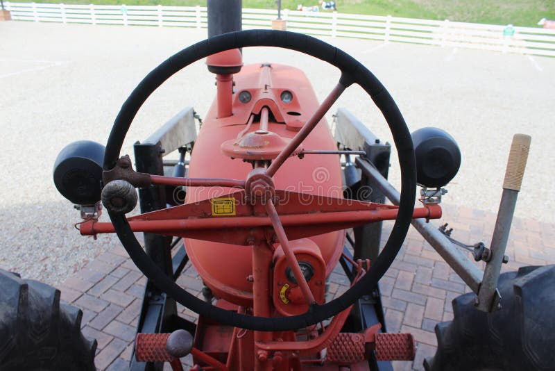 In the Tractors Seat stock image. Image of seat, outside - 88455939