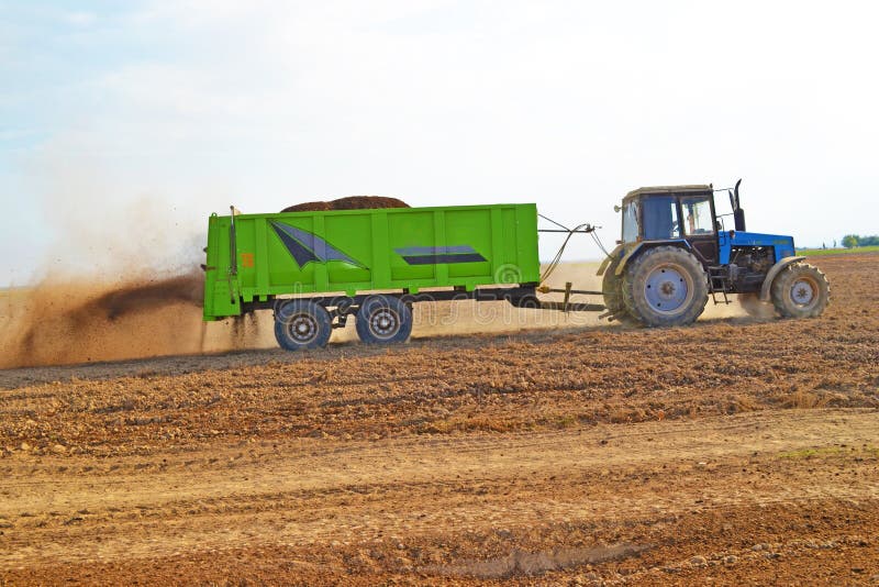 Tractors Work on Farming Area Editorial Photography - Image of farm ...