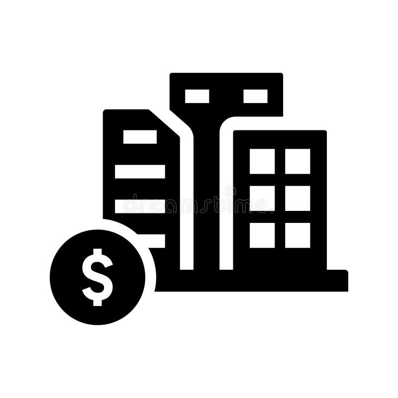 Office Center, Company Buildings Icon. Simple Editable Vector Graphics ...