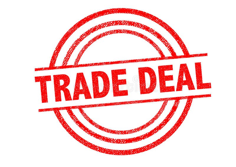 TRADE DEAL Rubber Stamp stock illustration. Illustration of plan - 86664216