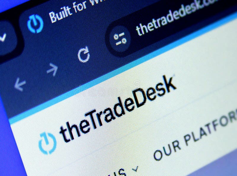 The Trade Desk Technology Company Editorial Stock Photo - Illustration ...