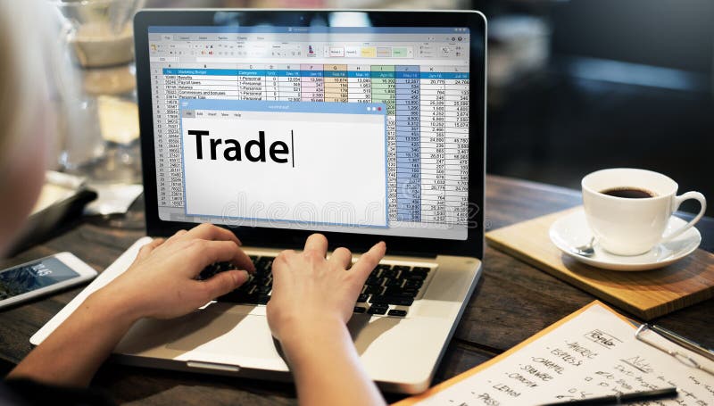 Trade Exchange Import Export Business Transaction Concept Stock Photo ...