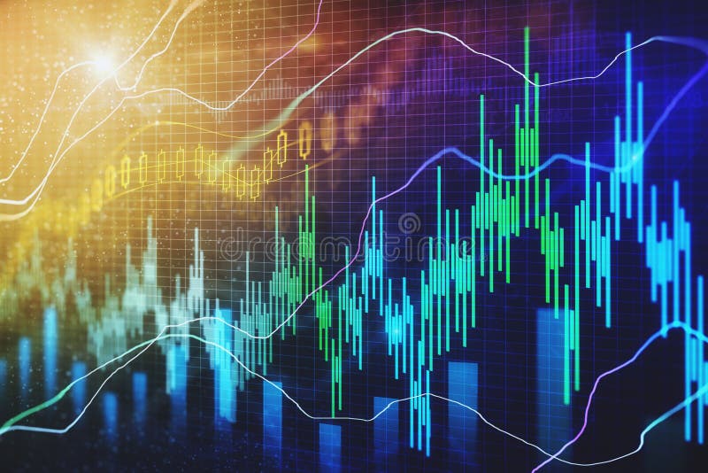 Trade and finance texture stock illustration. Illustration of index ...