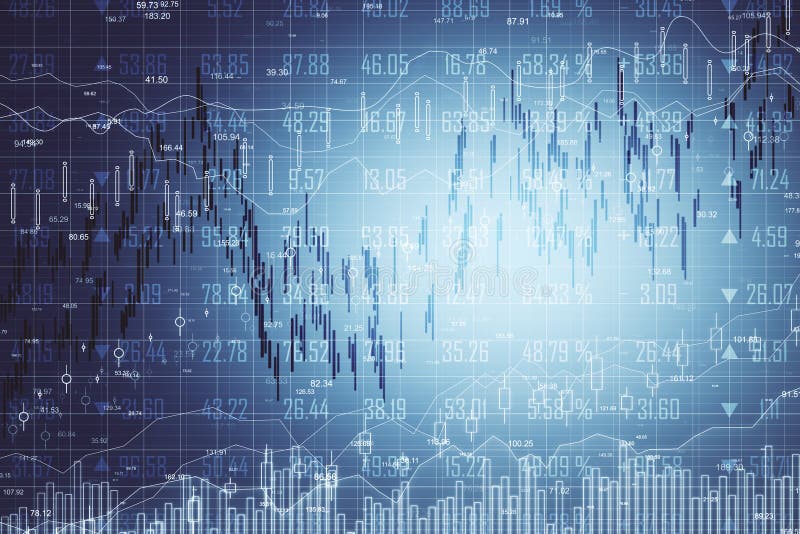 Trade and Finance Wallpaper Stock Illustration - Illustration of ...