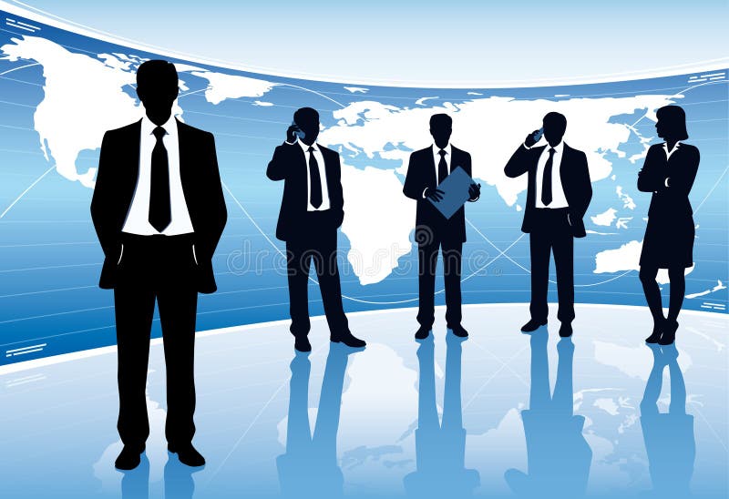 Trade group stock vector. Illustration of silhouette - 22431682