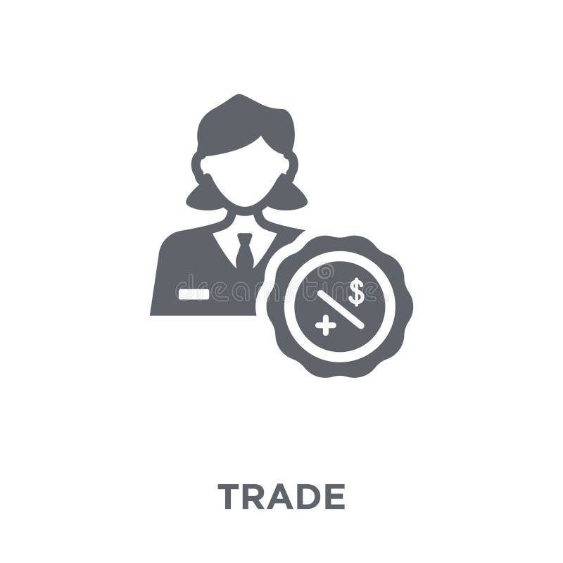 Trade Icon from Collection. Stock Vector - Illustration of vector, bank ...