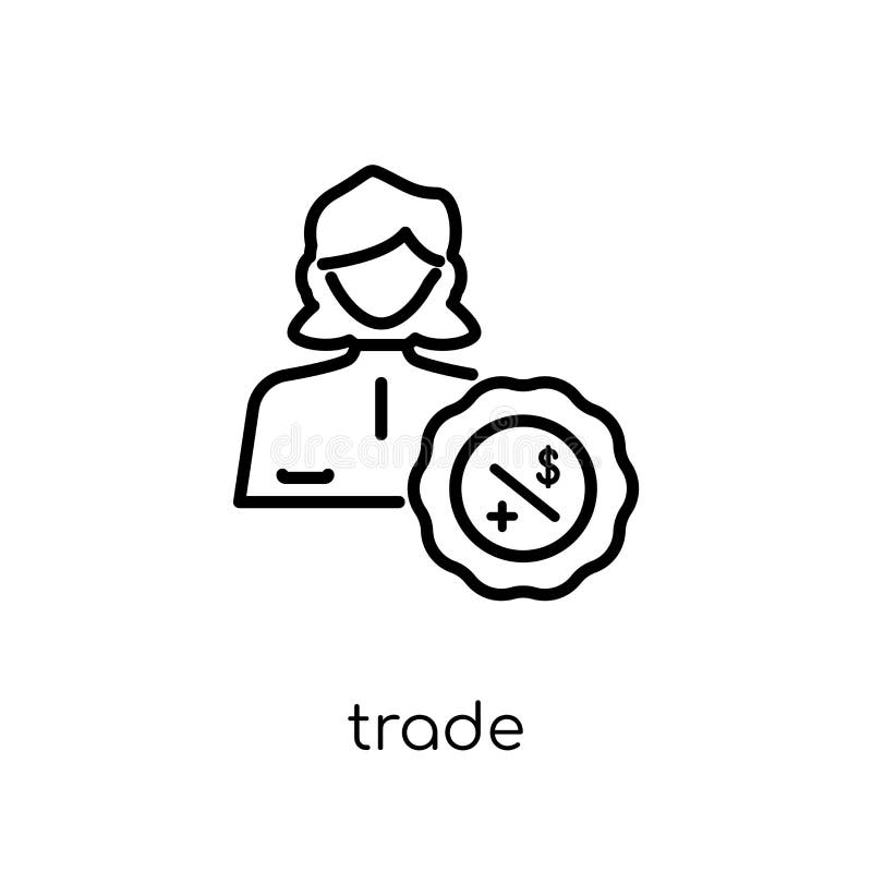 Trade Icon from Collection. Stock Vector - Illustration of line, speed ...