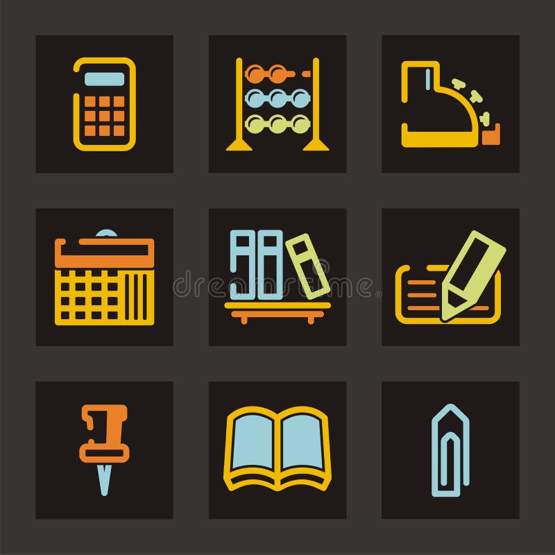 Trade Icon Series stock vector. Illustration of calculating - 1971913
