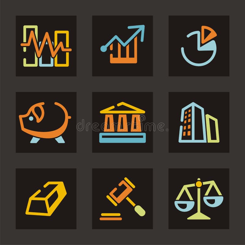 Trade Icon Series stock vector. Illustration of auction - 1971924