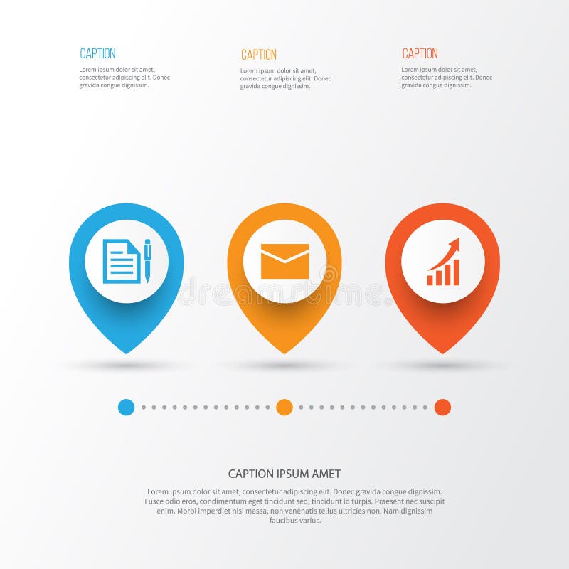 Trade Icons Set. Collection of Increasing Stock Vector - Illustration ...