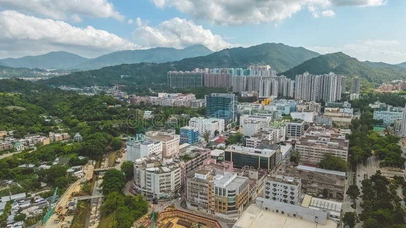 The Trade and Industry Tower Area at Fanling May 4 2023 Editorial Stock ...