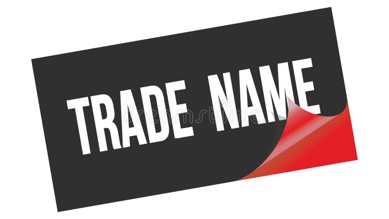 Trade Name and Success - Shown As Word Trade Name on a Fuel Tank and a ...