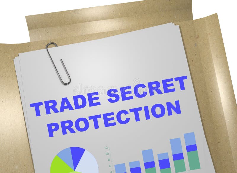 Trade Secret Protection Concept Stock Illustration - Illustration of ...