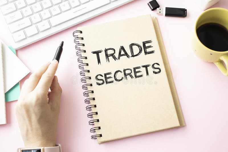 Trade Secrets. Tablet Device on a Wooden Stock Photo - Image of safety ...