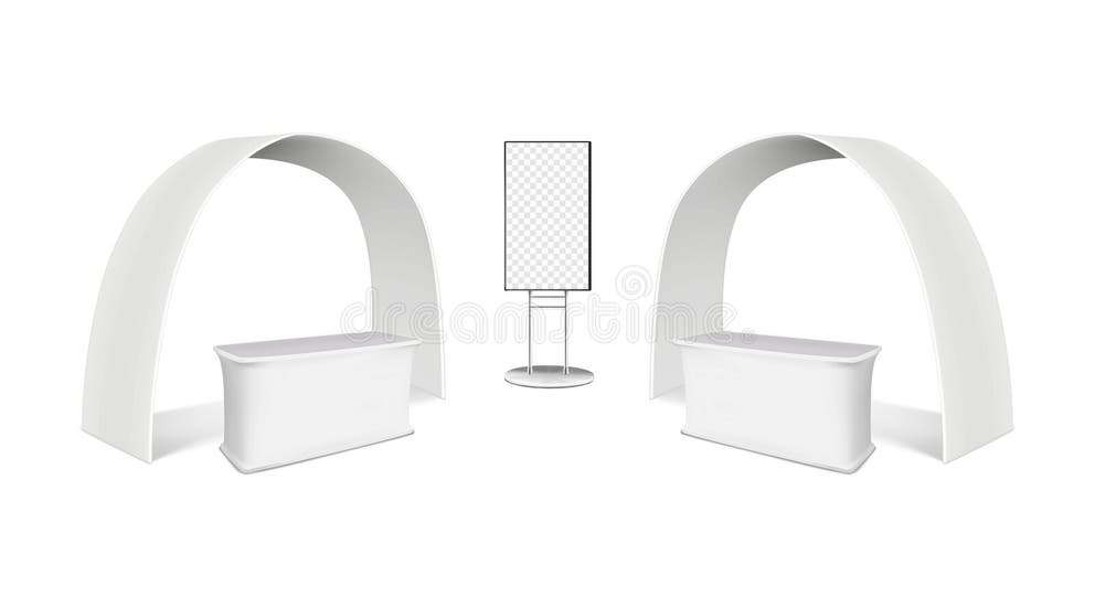 Trade Show Booth Display Kit Mock-up. Expo Tradeshow Set Template ... Trade Show Booth Display Kit Mock-up. Expo Tradeshow Set Template ...
