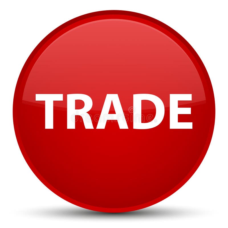 Trade Special Red Round Button Stock Illustration - Illustration of ...