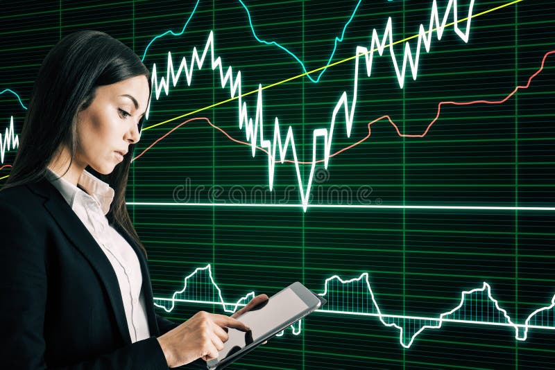 Trade and Technology Concept Stock Image - Image of currency, increase ...