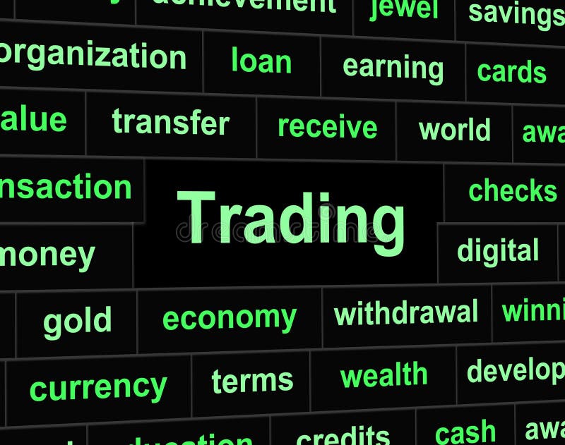 Trade Trading Represents Commerce Commercial and Export Stock ...