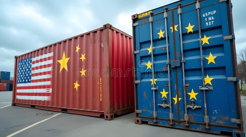 Trade Trio stock illustration. Illustration of surface - 373441792