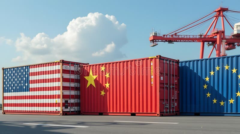 Trade Trio stock illustration. Illustration of stars - 373441807